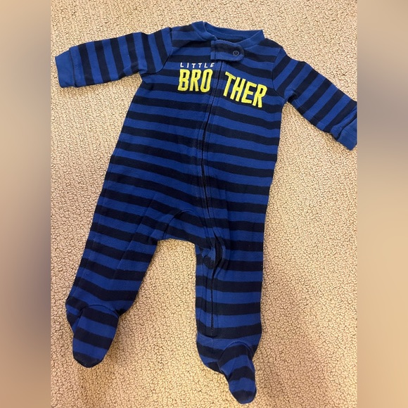 Carter's | One Pieces | Little Brother Sleeper Size 3m | Poshmark